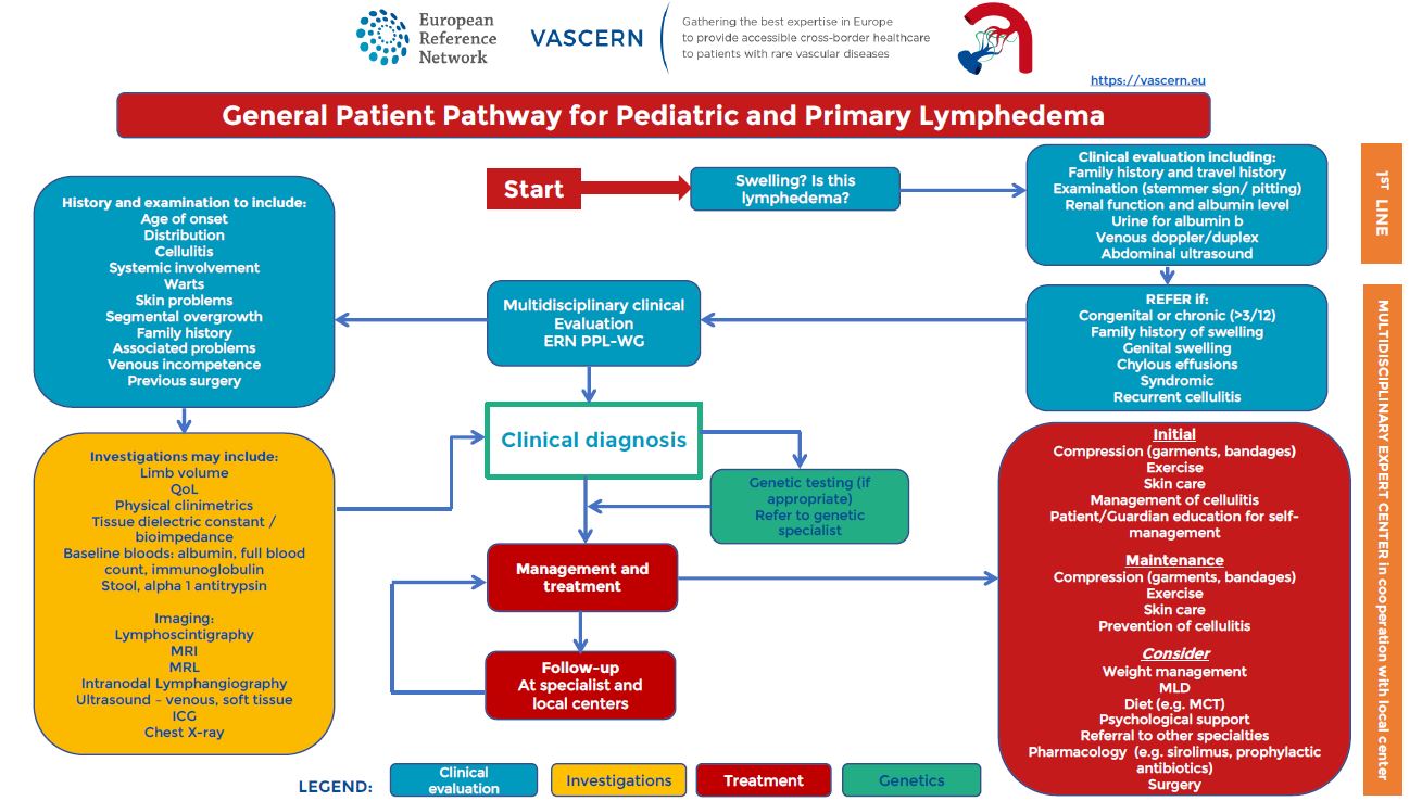 General Patient Pathway For Pediatric And Primary Lymphedema Now ...