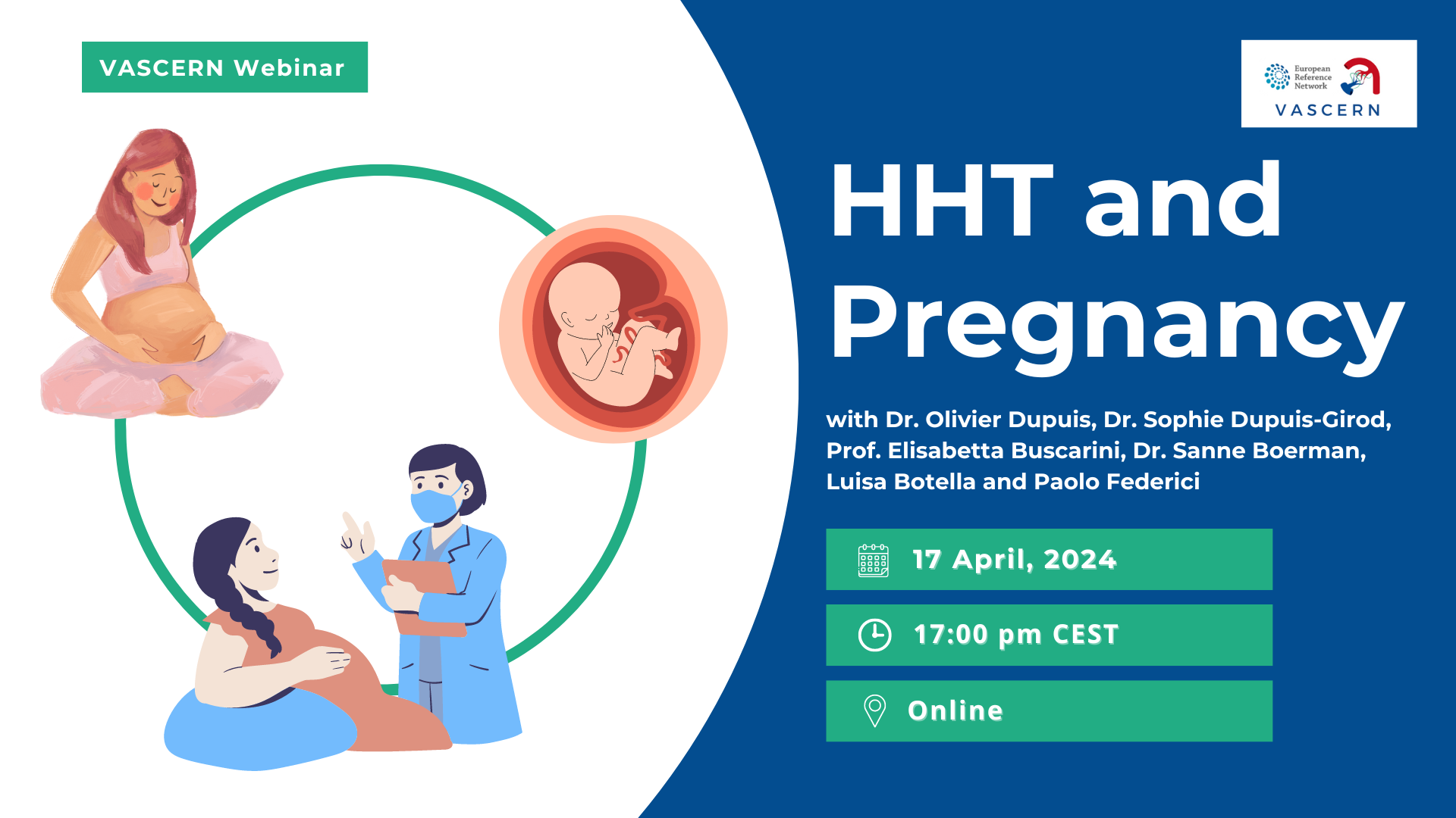 Join Our Upcoming Webinar: HHT And Pregnancy - Register Now! | VASCERN